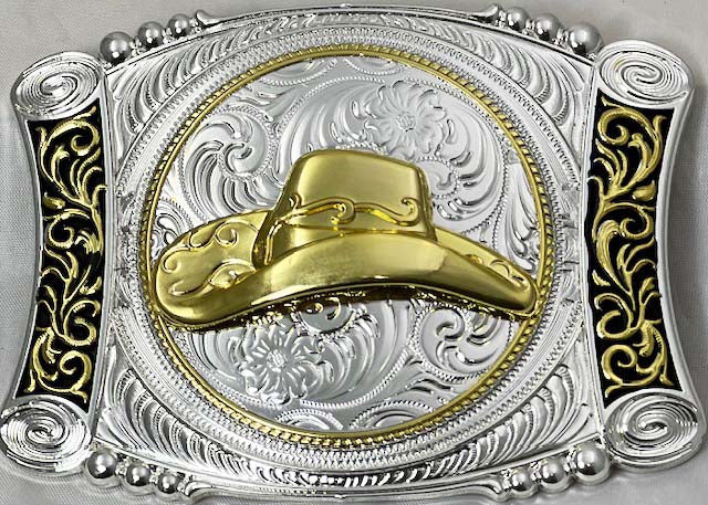 TROPHY BUCKLE COWBOY HAT| Gavere Leather