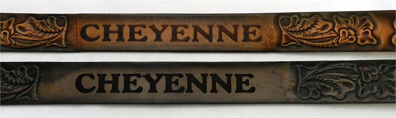 Carved Leather Belt Name GavereLeather